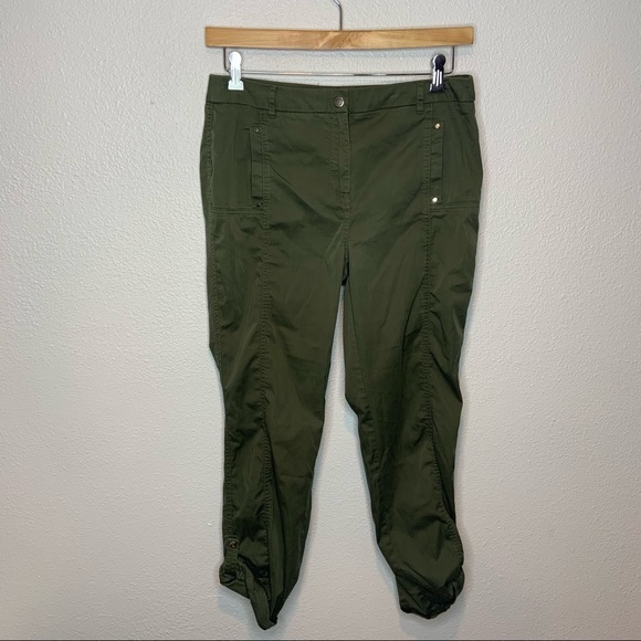 Chico's | Pants & Jumpsuits | Chicos Cropped Utility Pants Size Chicos ...